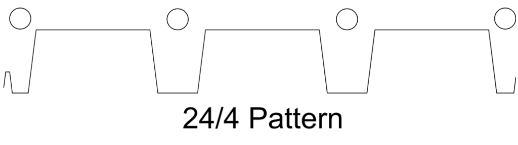 3" Type N Metal Roof Decking (Deep Rib) | O'Donnell Metal Deck