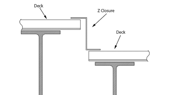 Z Closure For Metal Roof Deck | O'Donnell Metal Deck